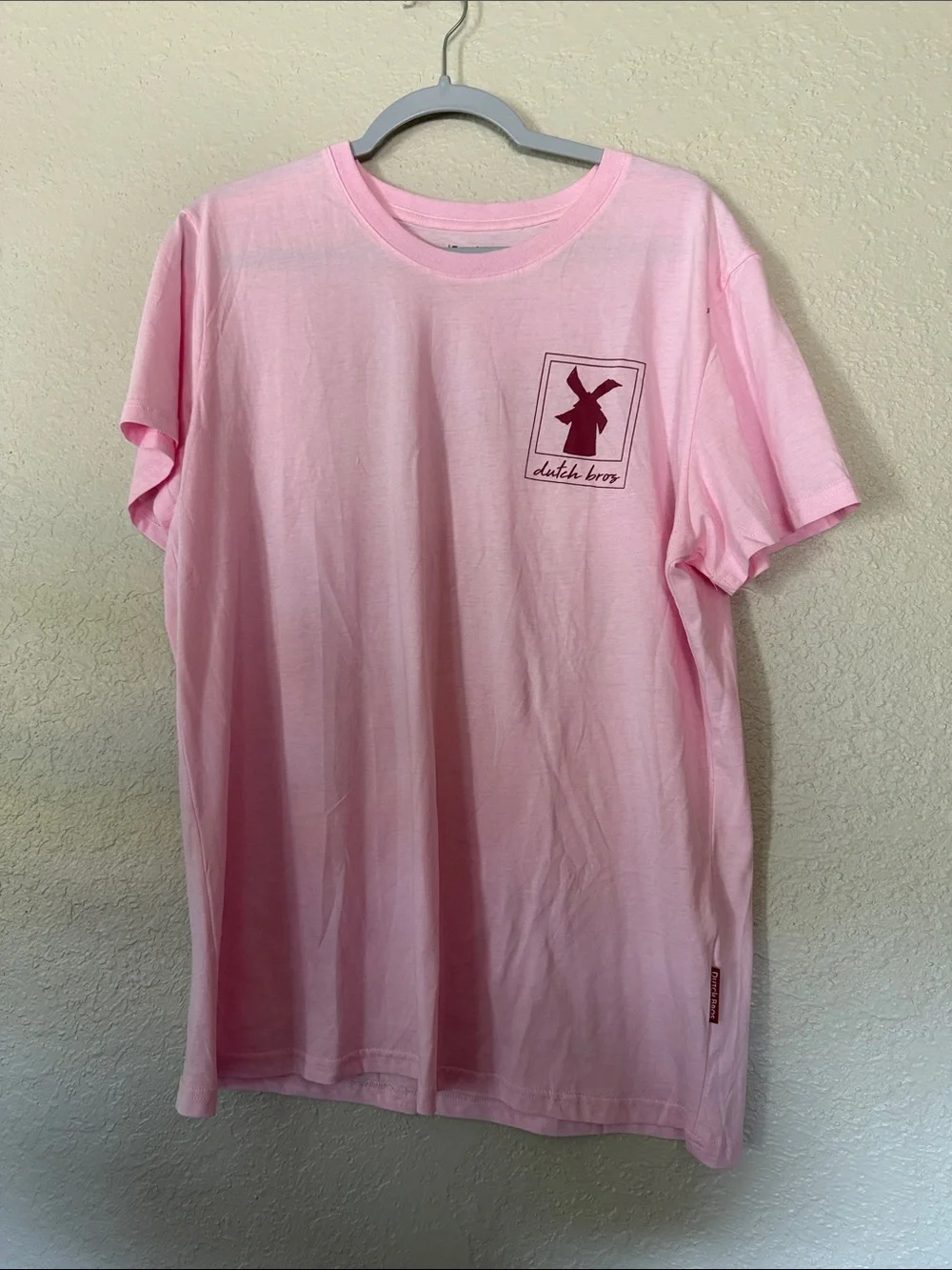 Dutch Bros | Shirts | Dutch Bros Light Pink Logo Tee | Poshmark